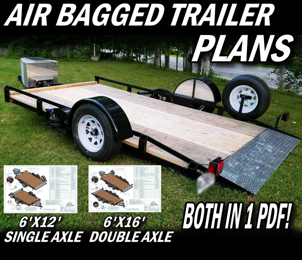 Air Bagged Trailer Plans And DXF Files – 57Design
